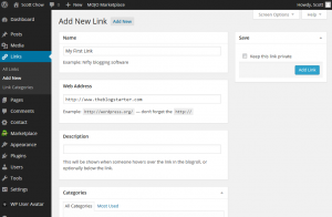 How to Add Links to Your WordPress Blog - The Blog Starter