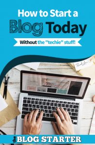 How to Start a Blog eCourse - The Blog Starter